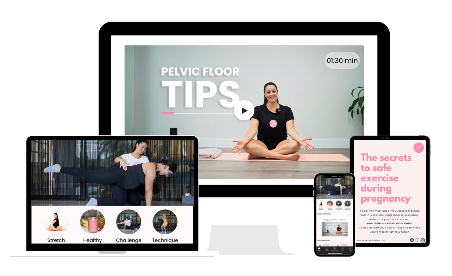 Perfect Pelvic Floor | 3 Pelvic Floor Exercises for Pregnancy